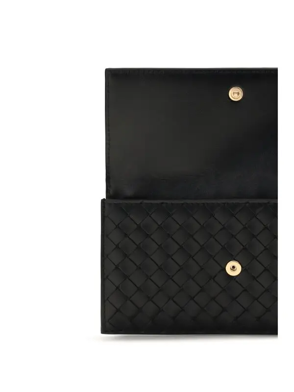 Bottega Veneta Intrecciato Bifold Wallet - Black