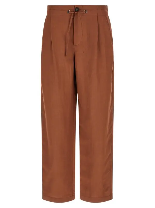 Brunello Cucinelli Tailored Track' Pants - Red
