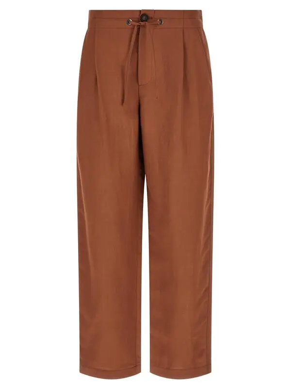 Brunello Cucinelli Tailored Track' Pants - Red