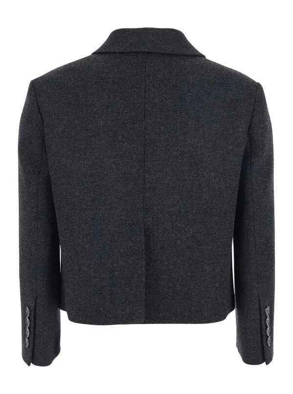 Gucci Wool Single-breasted Jacket - Multicolor