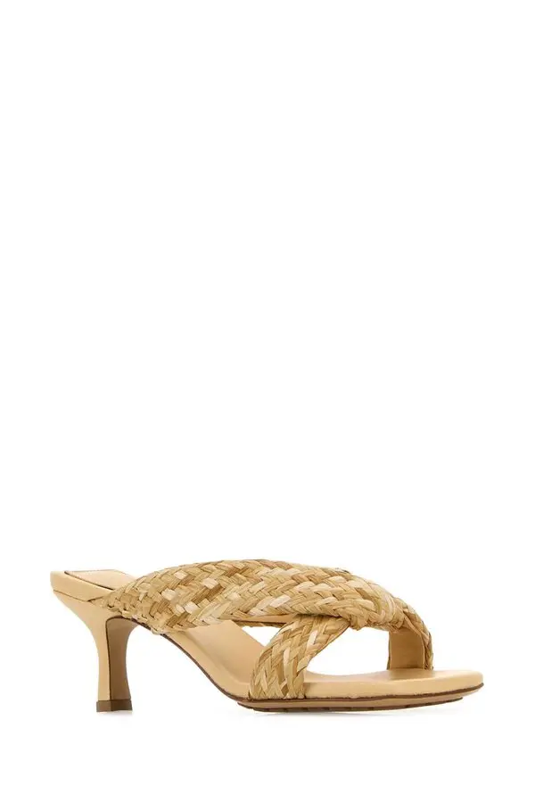 Bottega Veneta Raffia Riva Mules
