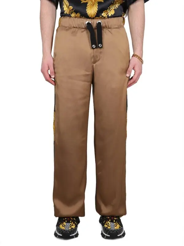 Versace Drawstring Pants - Black