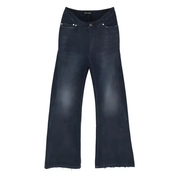 Balenciaga Denim Flared Jeans - Blue