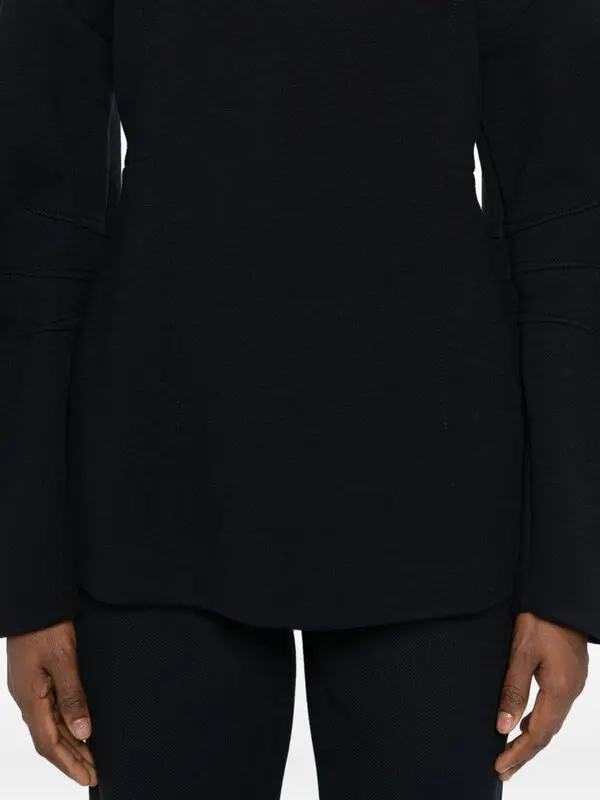 Max Mara Crew Neck Sweater In Wool And Cotton - Multicolor