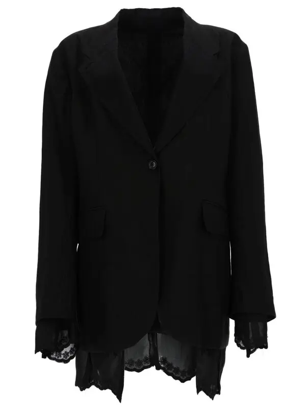 Our Legacy Linen Polyamide Reversible Blazer - Black