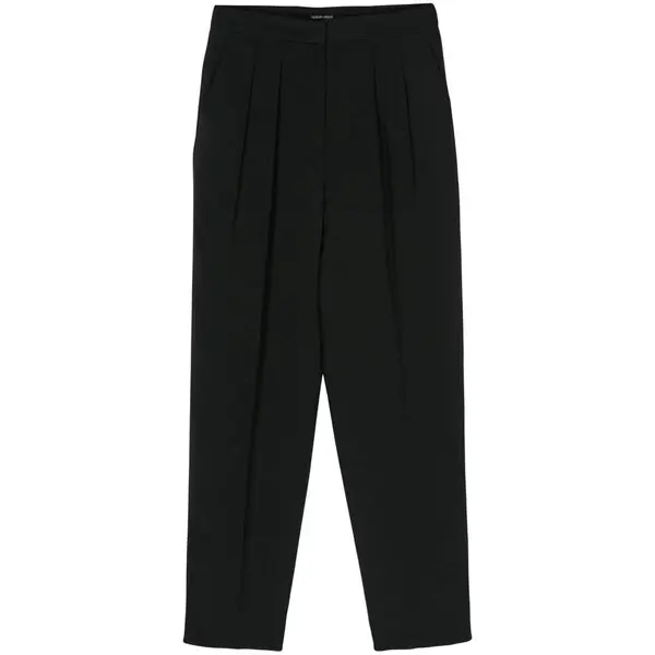 Giorgio Armani Trousers Tapered Trousers - Black