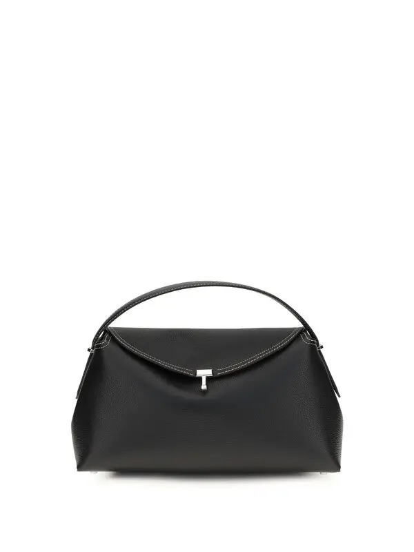 TOTEME T-lock Handbag - Black
