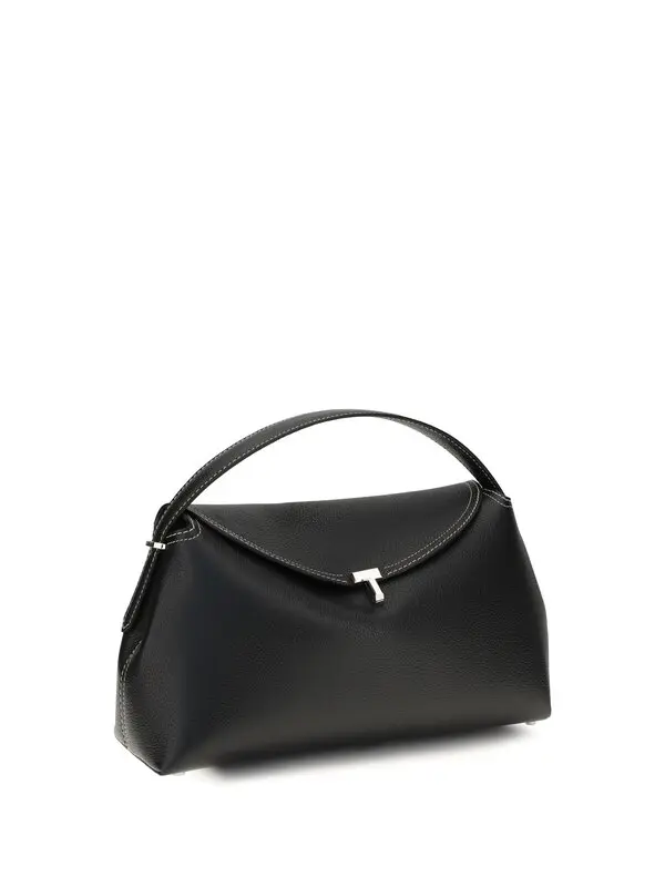 TOTEME T-lock Handbag - Black