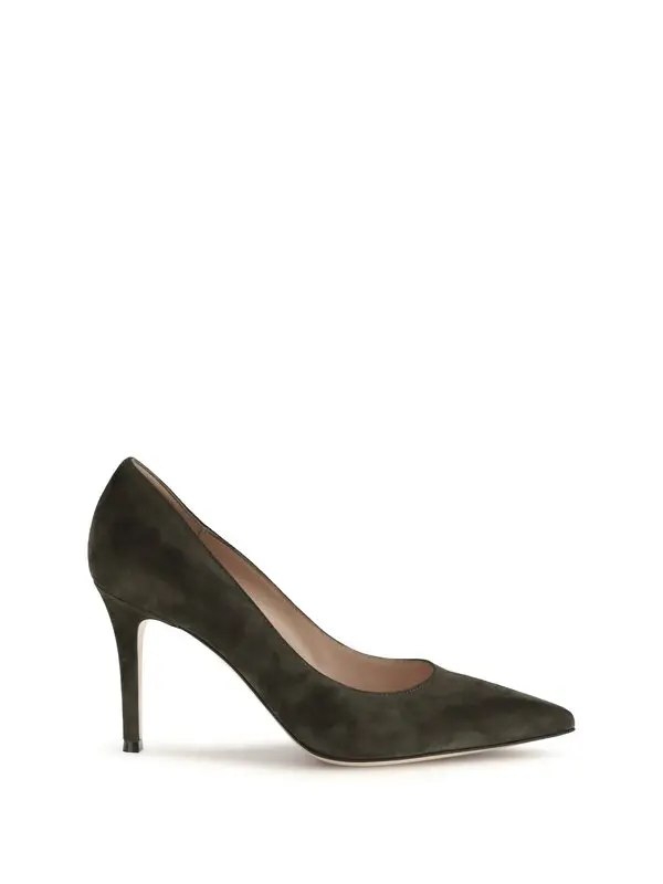 GIANVITO ROSSI Suede Pumps - Green