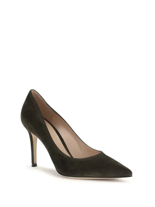 GIANVITO ROSSI Suede Pumps - Green