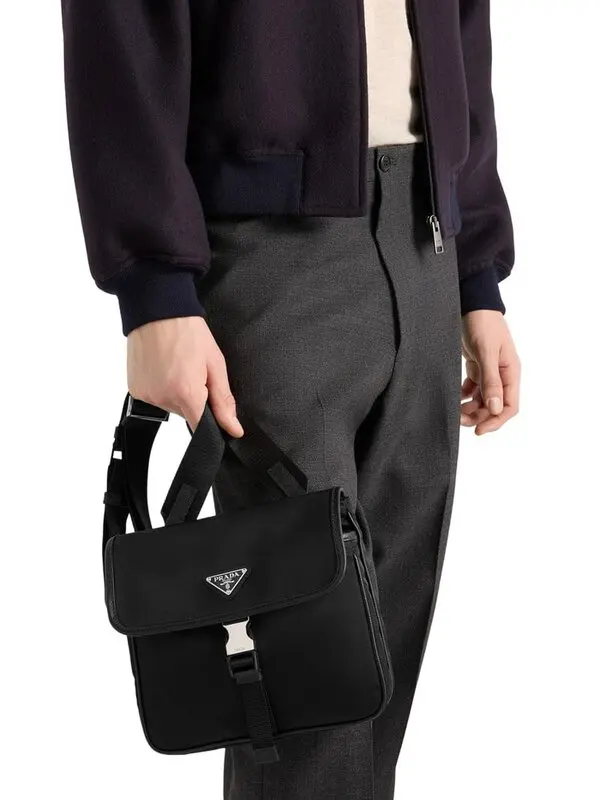 Prada Re-nylon And Saffiano Shoulder Bag