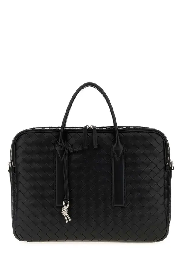 Bottega Veneta Leather Getaway Briefcase