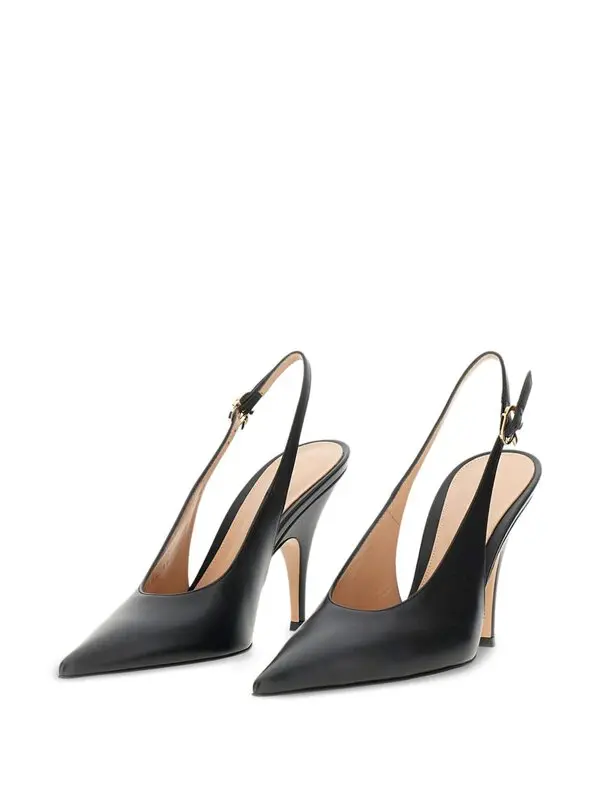 GIANVITO ROSSI Sofia Leather Slingback Pumps - Multicolor