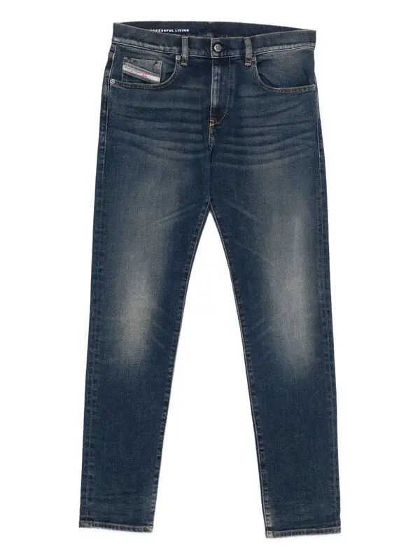 DIESEL® Faded-effect Slim-leg Jeans - Blue