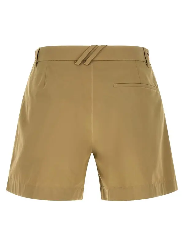 Burberry Raina Cotton Poplin Shorts - Cream