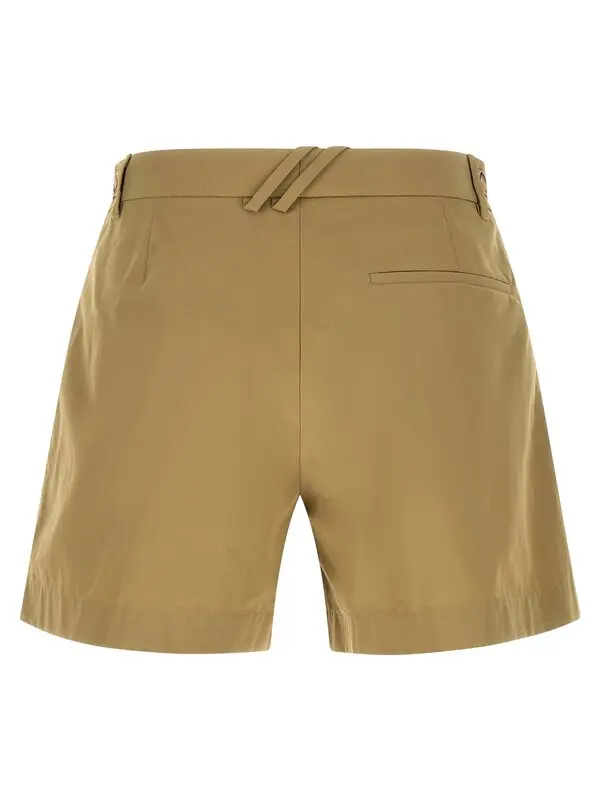 Burberry Raina Cotton Poplin Shorts - Cream