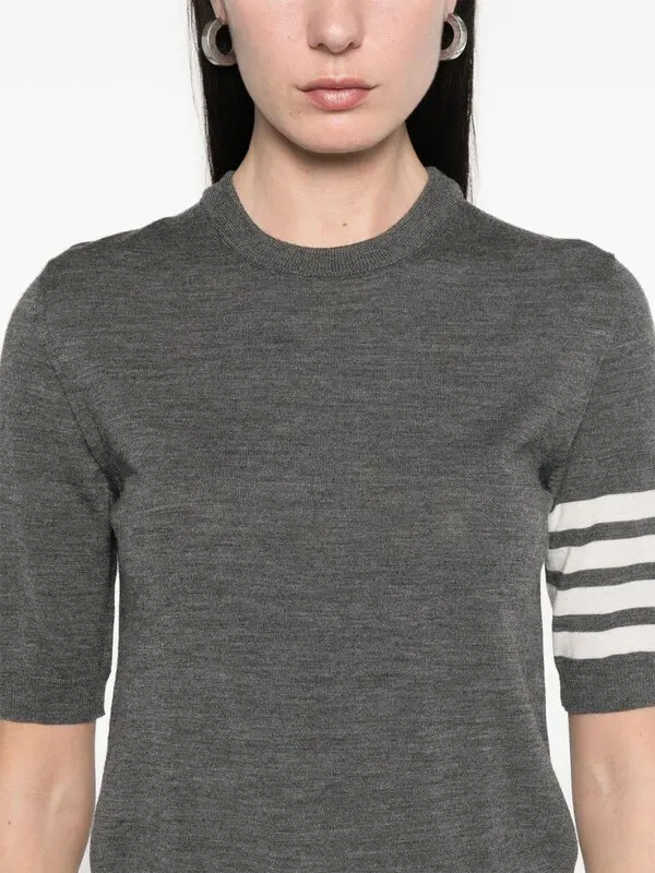 Thom Browne Wool Crewneck Sweater - Multicolor