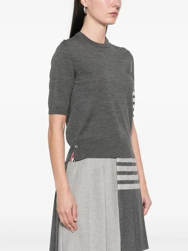 Thom Browne Wool Crewneck Sweater - Multicolor