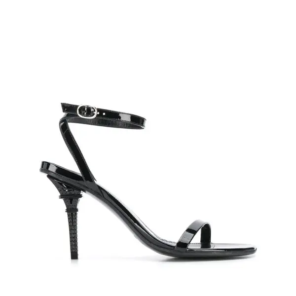 Vetements Patent Leather Eiffel Tower Sandals