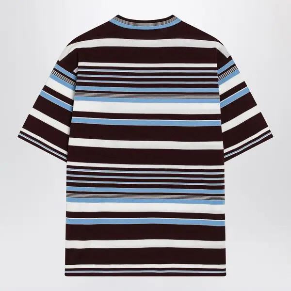 Prada Striped Cotton T-shirt - Multicolor
