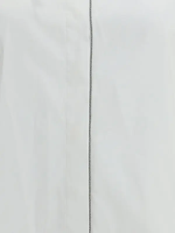Brunello Cucinelli Embellished Cotton Shirt