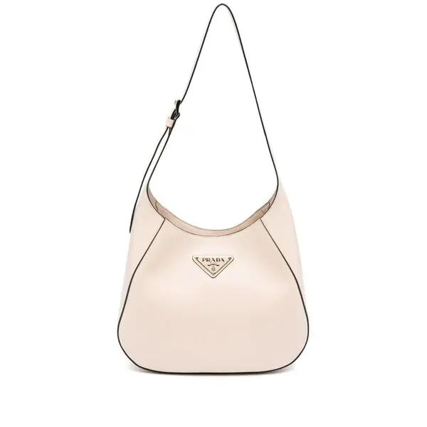 Prada Neutrals Shoulder Bags - Cream