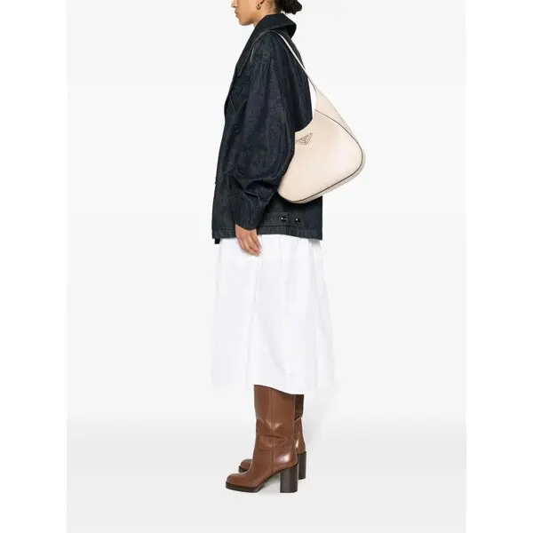 Prada Neutrals Shoulder Bags