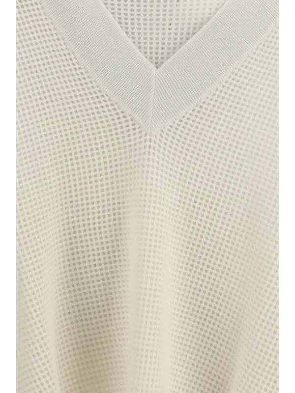 Brunello Cucinelli Cashmere Net Sweater - Multicolor