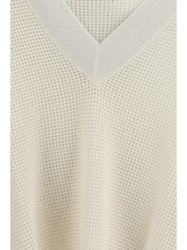 Brunello Cucinelli Cashmere Net Sweater - Multicolor