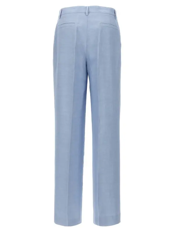 P.a.r.o.s.h Viscose Linen Trousers