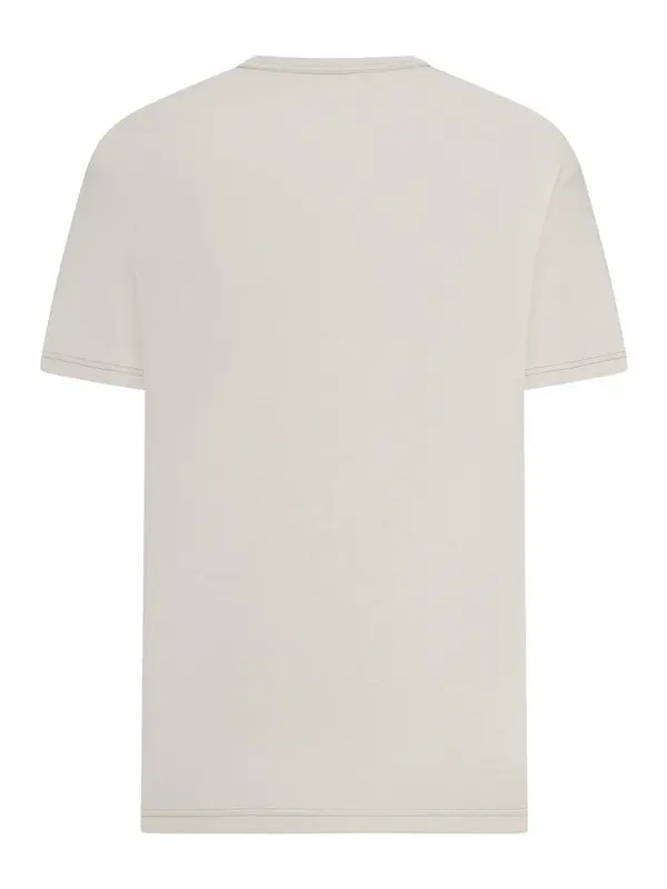 LEMAIRE Short-sleeved Boxy T-shirt In Heavy Jersey - Cream