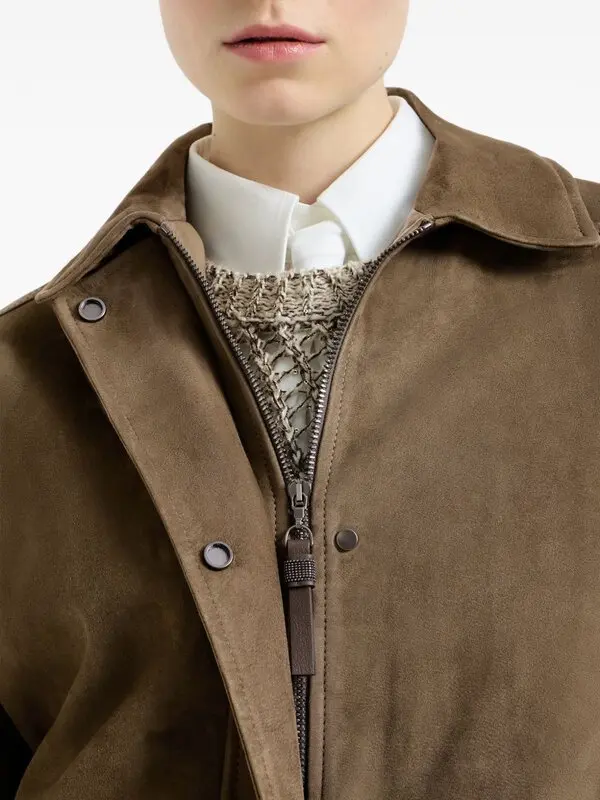 Brunello Cucinelli Leather Jacket