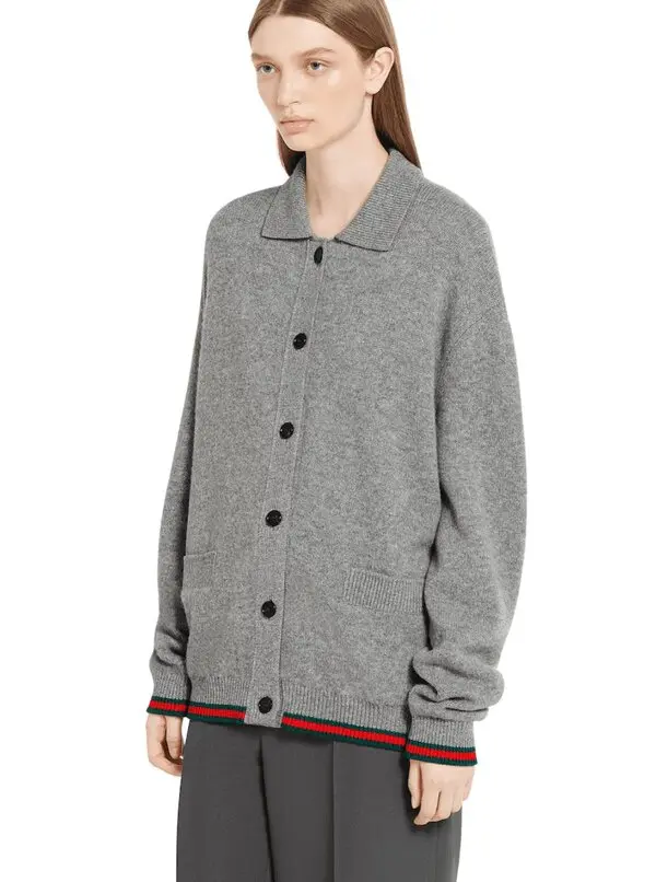Gucci Wool And Cashmere Blend Cardigan - Multicolor