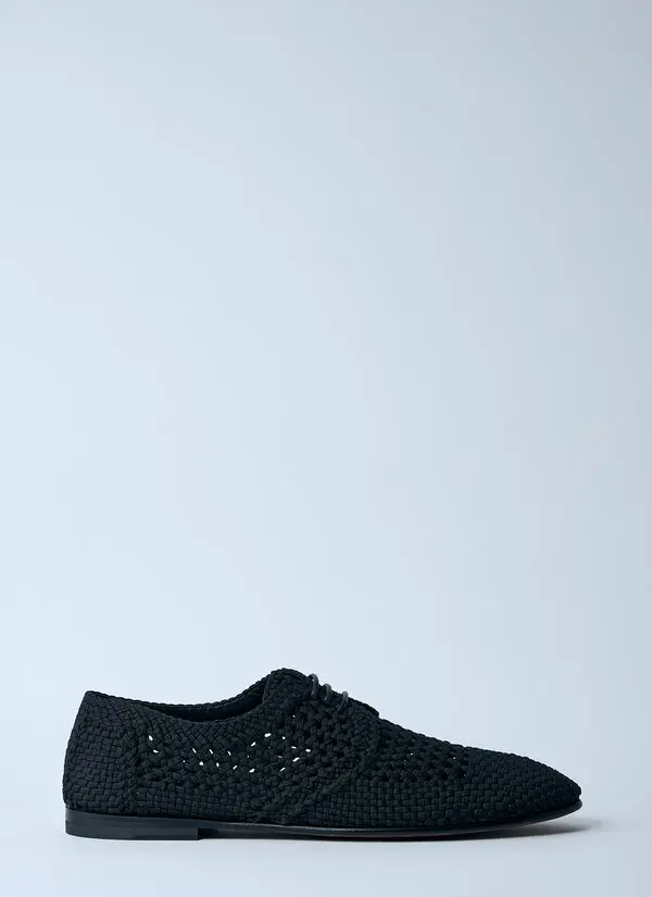 Dolce & Gabbana Woven Derby Shoes