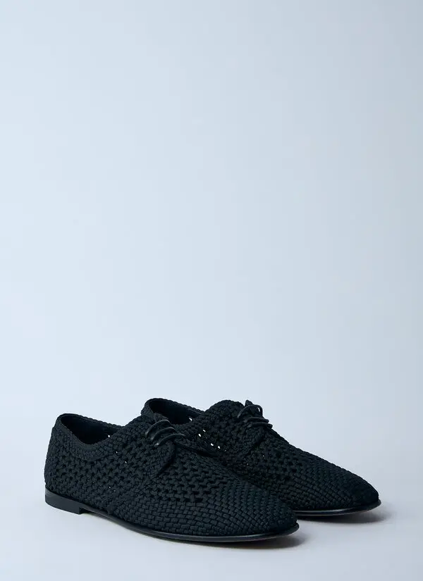 Dolce & Gabbana Woven Derby Shoes