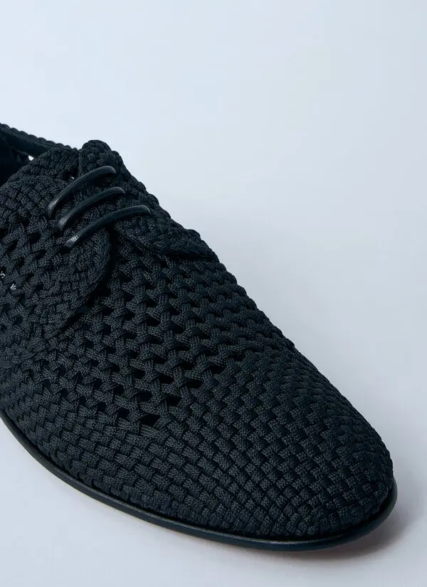 Dolce & Gabbana Woven Derby Shoes