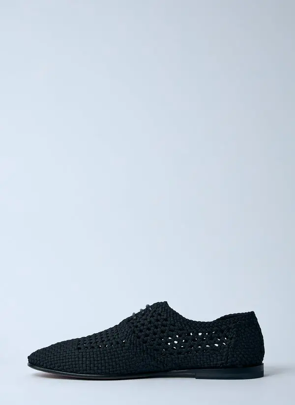 Dolce & Gabbana Woven Derby Shoes