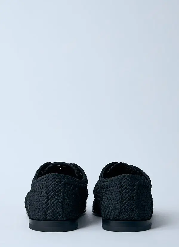 Dolce & Gabbana Woven Derby Shoes