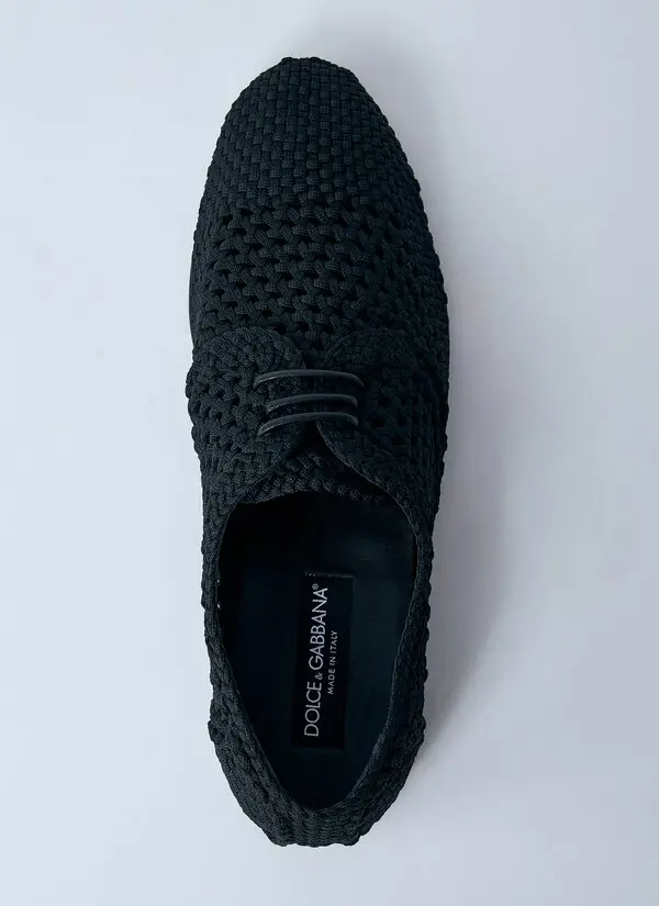 Dolce & Gabbana Woven Derby Shoes