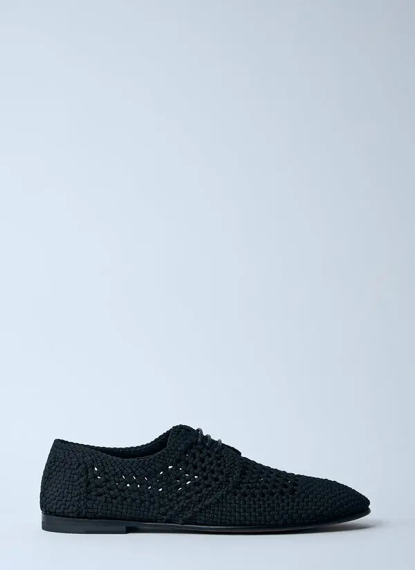 Dolce & Gabbana Woven Derby Shoes