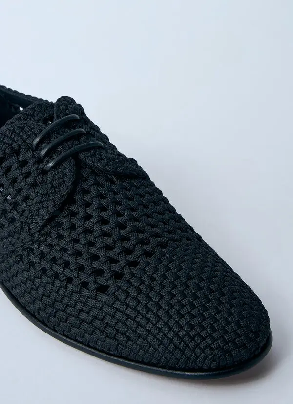 Dolce & Gabbana Woven Derby Shoes