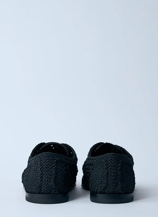 Dolce & Gabbana Woven Derby Shoes