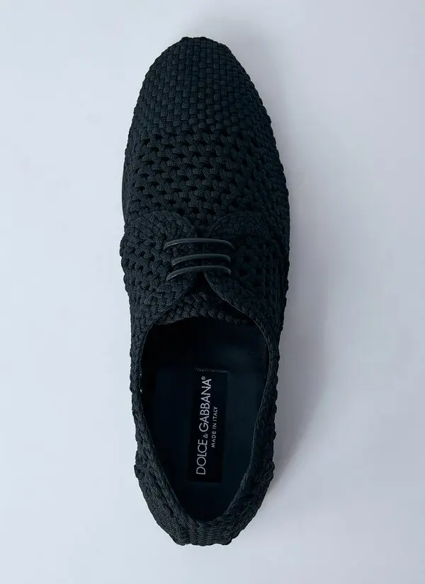 Dolce & Gabbana Woven Derby Shoes