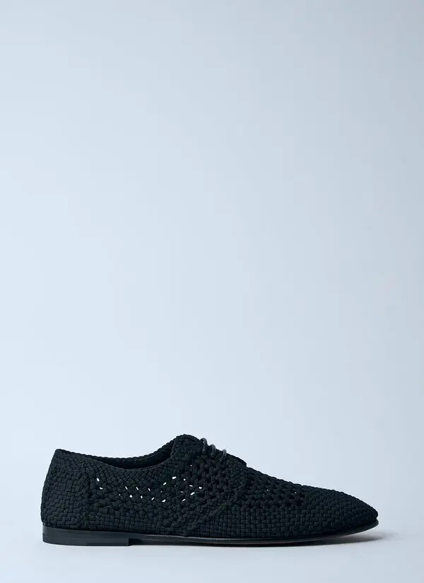 Dolce & Gabbana Woven Derby Shoes