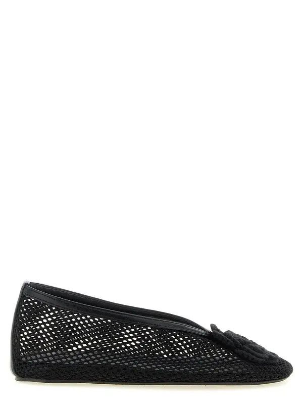GANNI Jenny Ballet Flats - Black