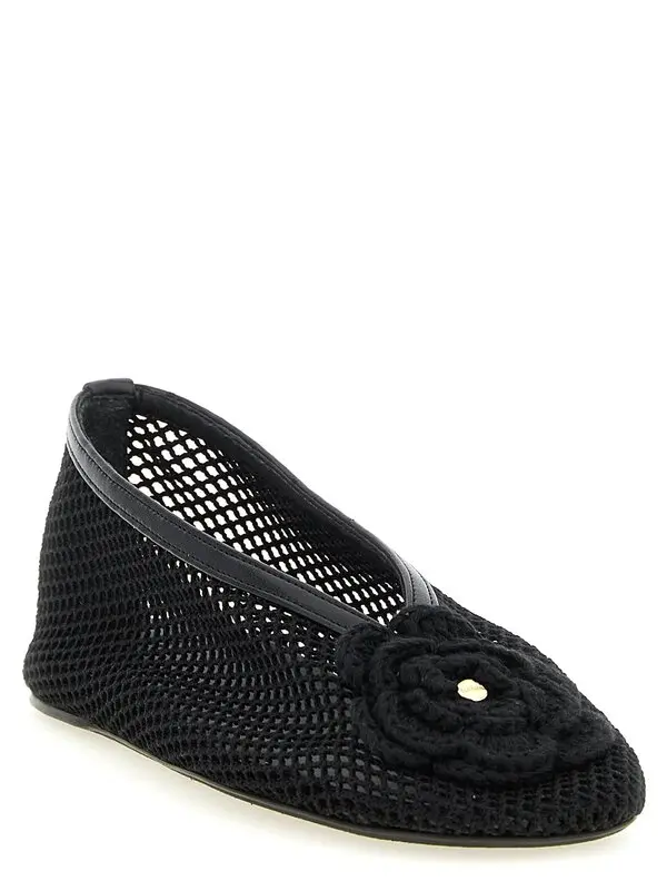 GANNI Jenny Ballet Flats - Black