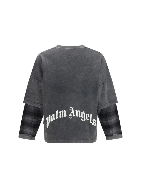 Palm Angels Skull Double Long-sleeved Shirt