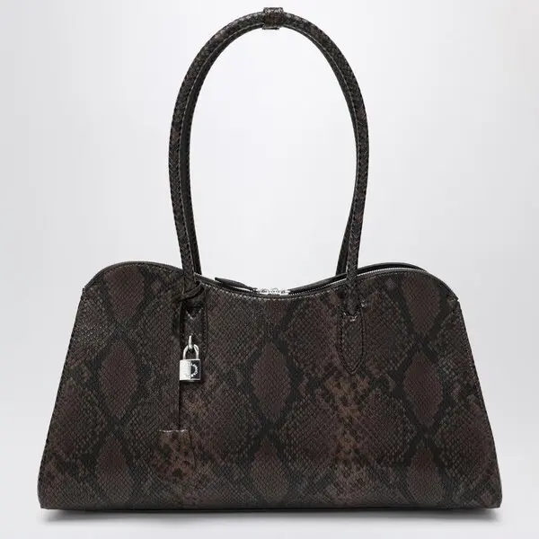Stella McCartney Espresso Snake-effect Ryder Tote Bag
