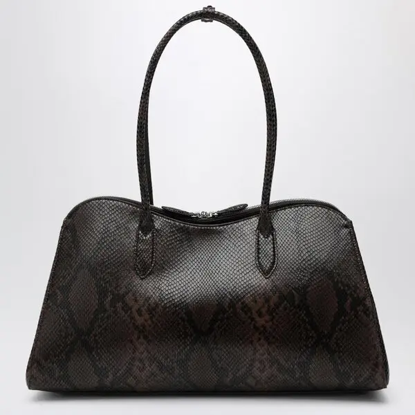 Stella McCartney Espresso Snake-effect Ryder Tote Bag