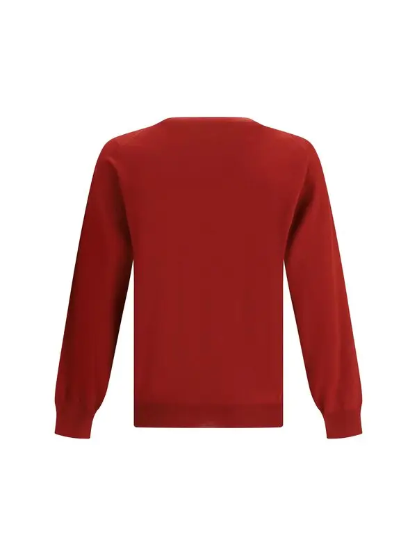 Brunello Cucinelli Virgin Wool Sweater - Red